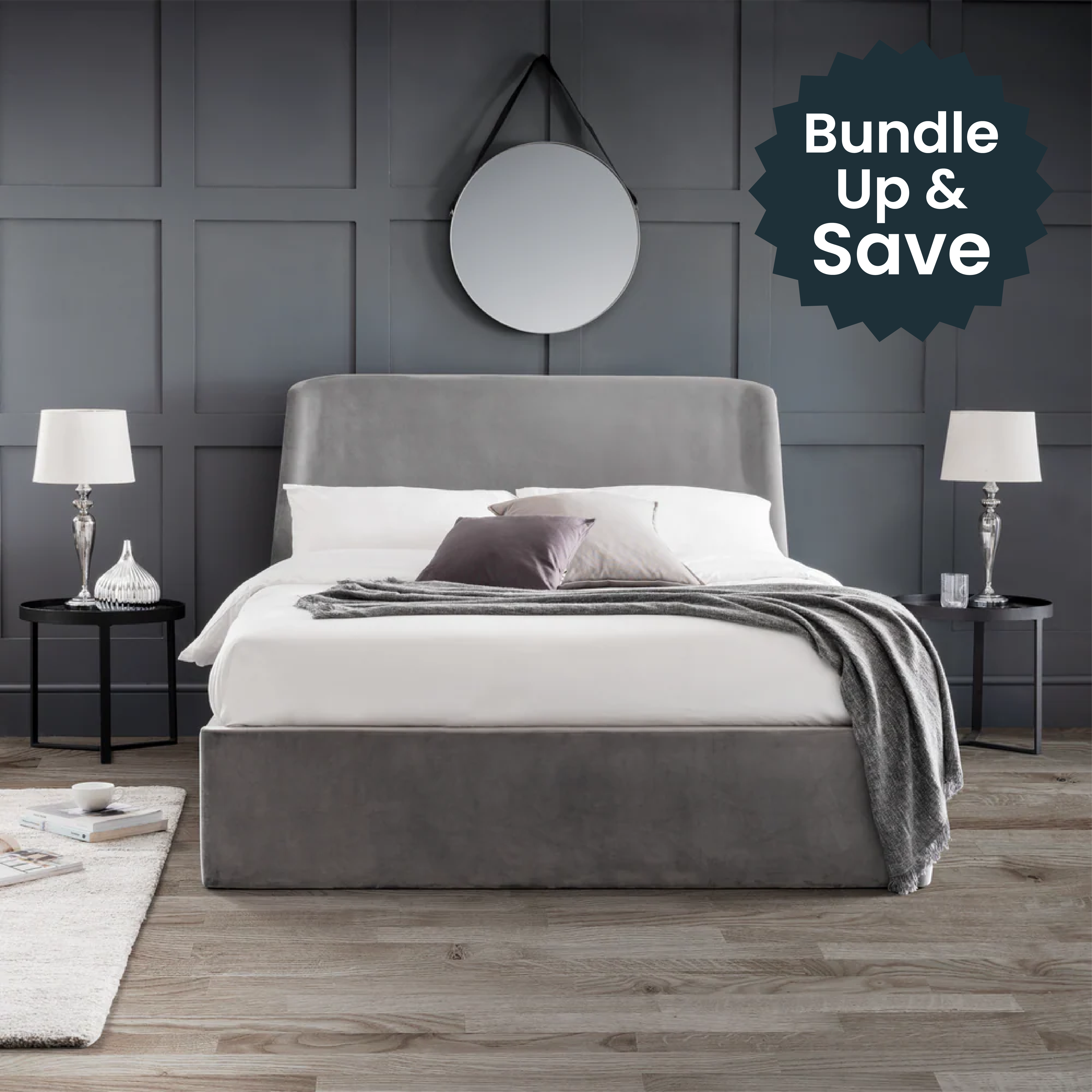 Bellingham Ottoman Storage Bedframe | Des Kelly