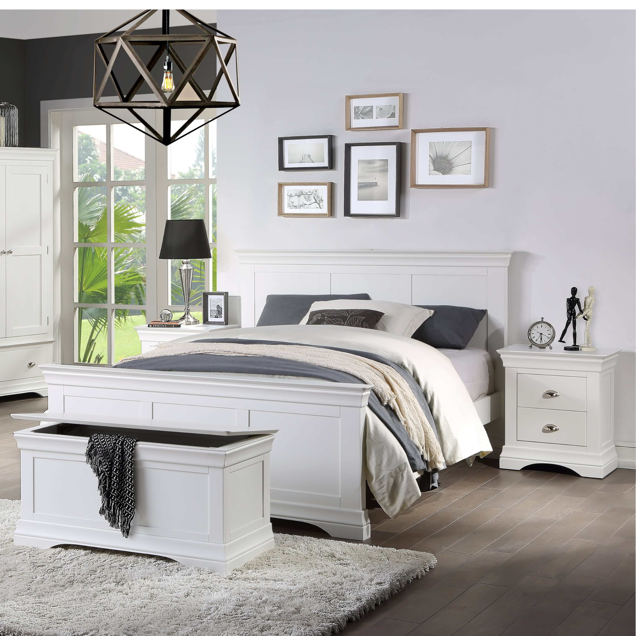Ella 2 Drawer Bedside Locker | Des Kelly