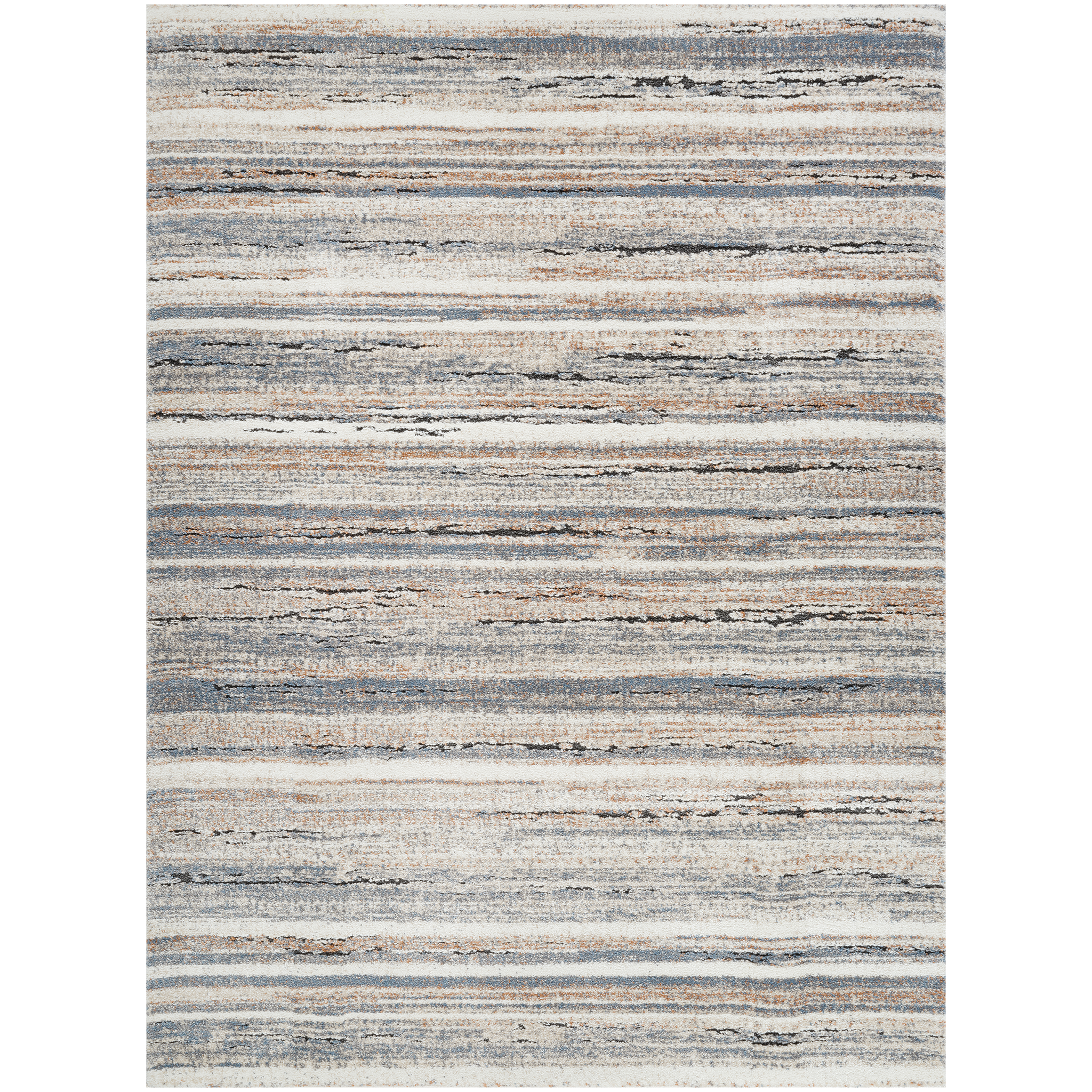 Marble Linear-Blue Cream | Des Kelly